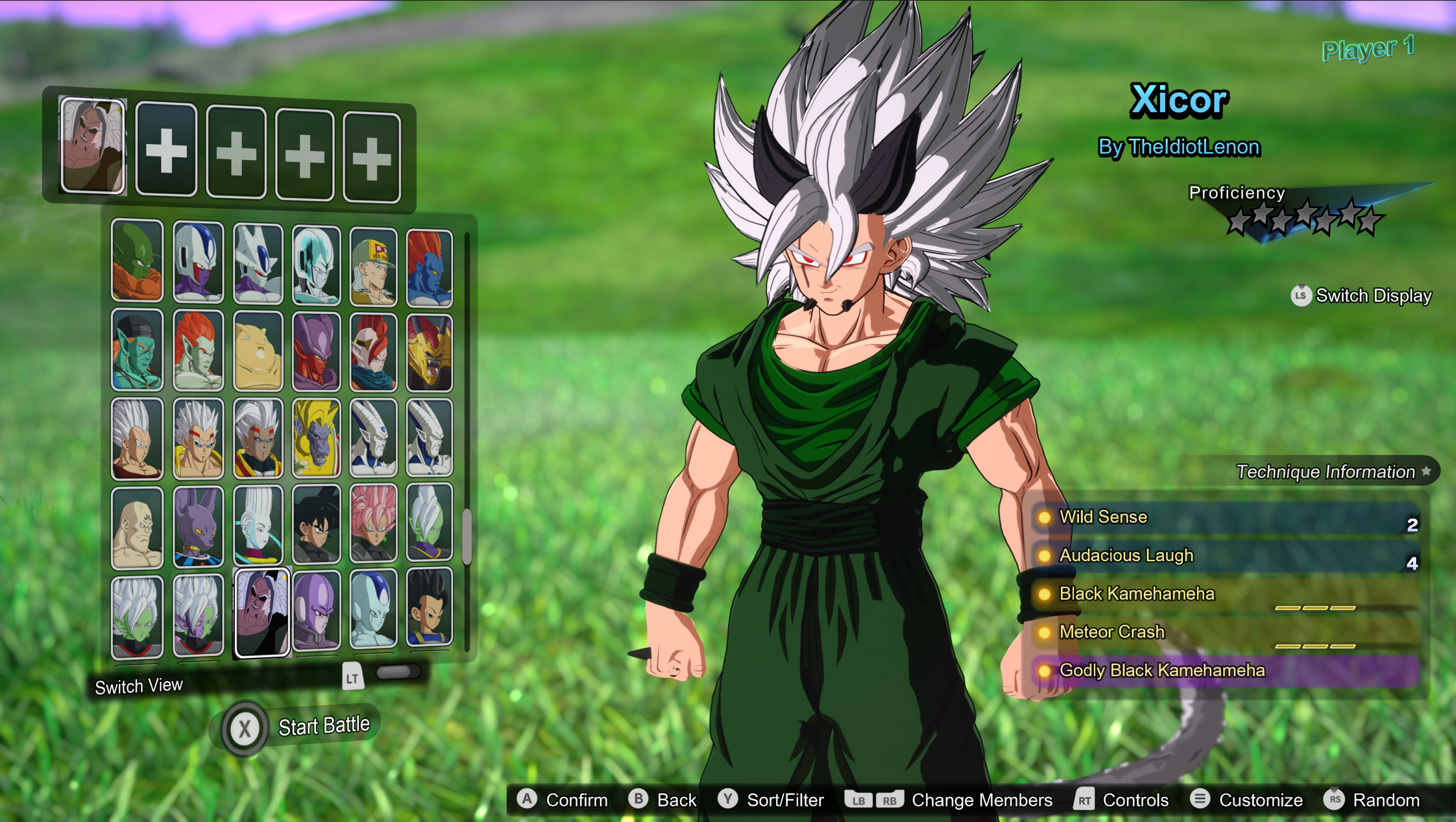 Xicor Mod for Dragon Ball: Sparking! ZERO | DBSZ Mods