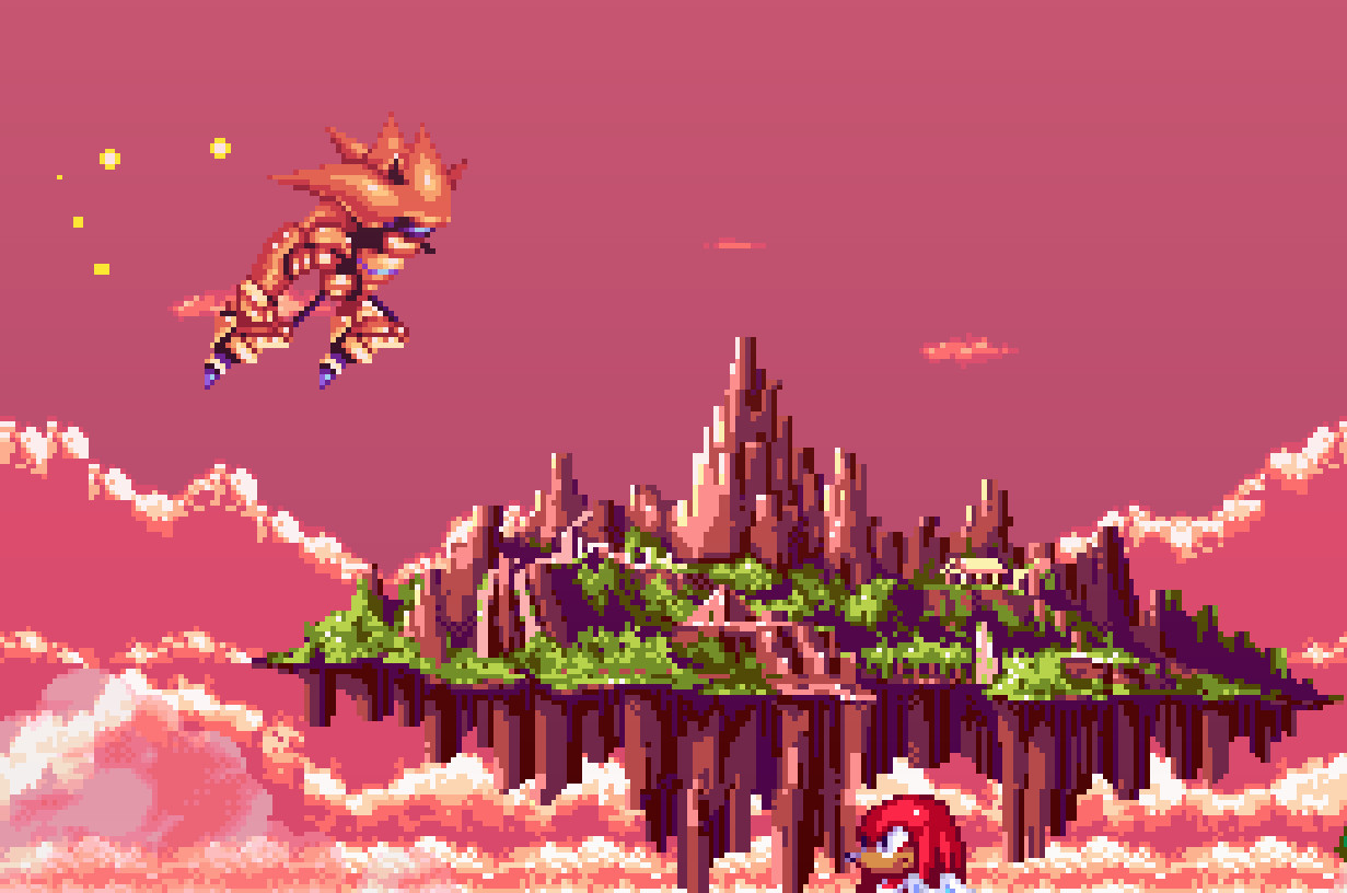 Sunset Sky Sanctuary Mod for Sonic 3 A.I.R. | S3AIR Mods