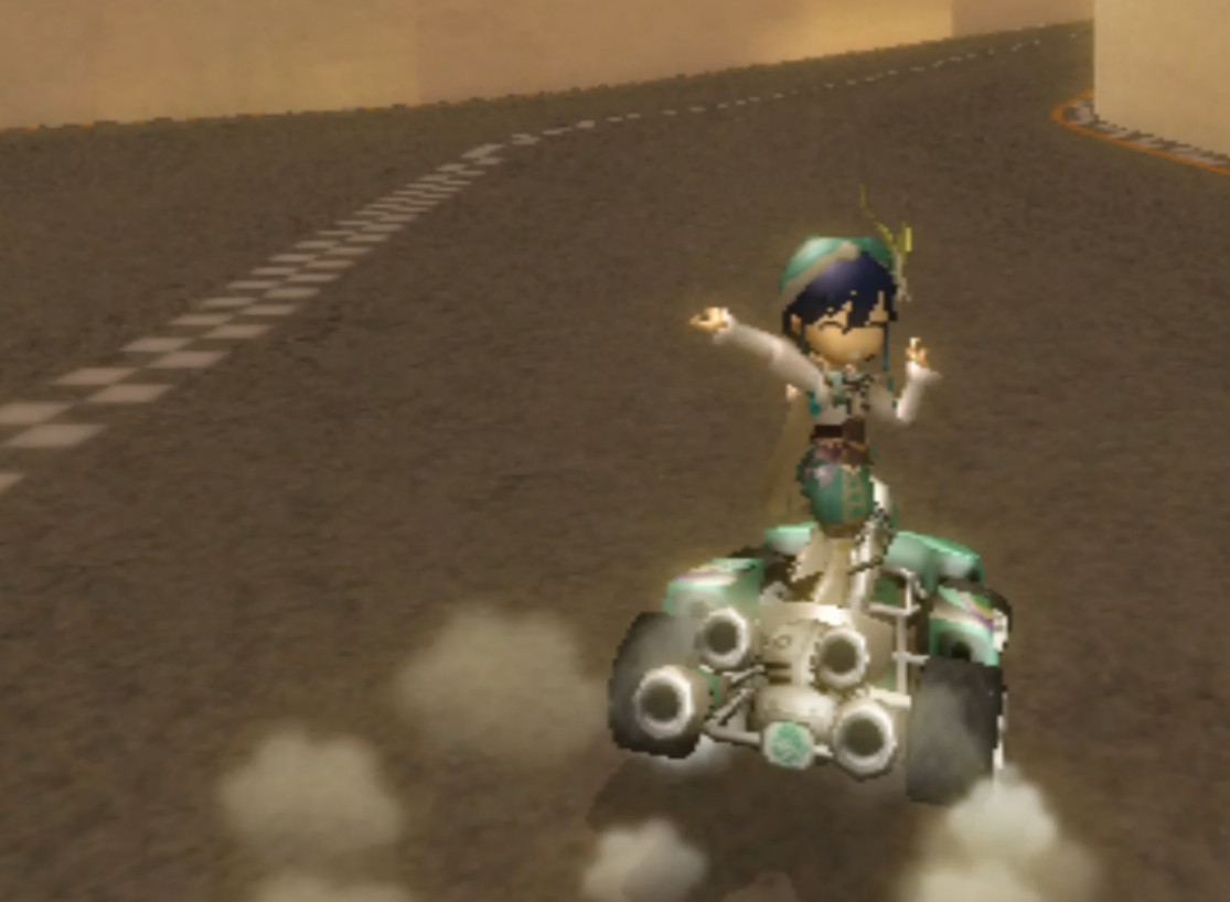 Venti from Genshin in Mario Kart Wii Mod for Mario Kart Wii | MKWii Mods
