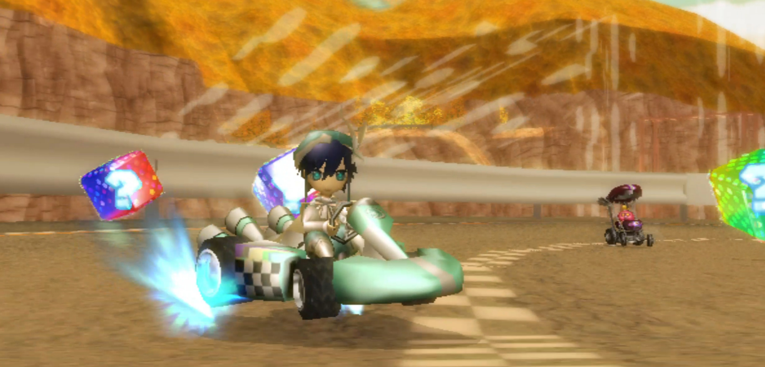 Venti from Genshin in Mario Kart Wii Mod for Mario Kart Wii | MKWii Mods