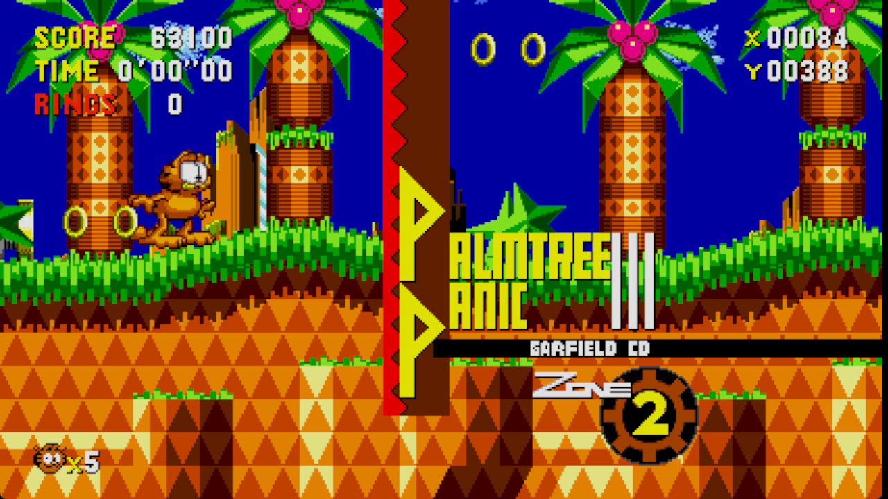 Garfield CD Mod for Sonic CD (2011) | SCD Mods