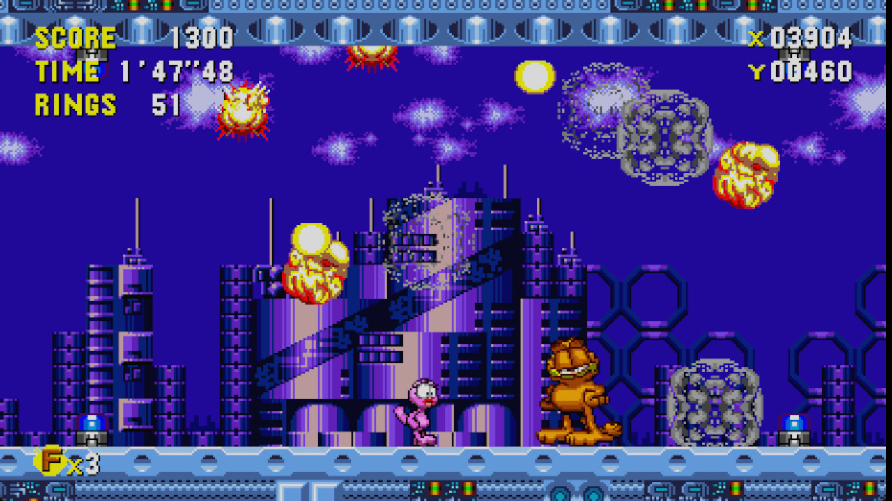 Garfield CD Mod for Sonic CD (2011) | SCD Mods