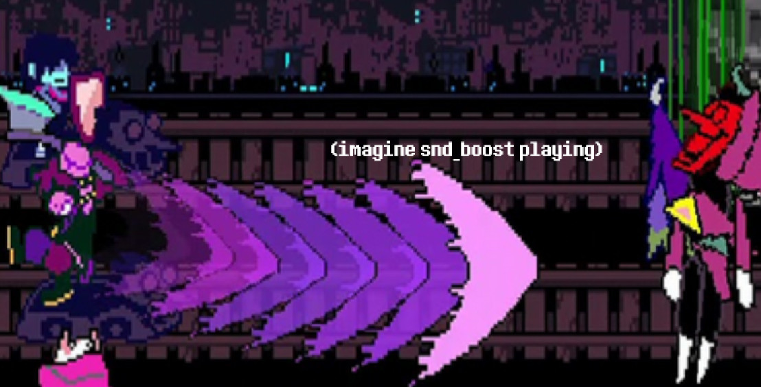 Rude Booster (snd_boost) Mod for Deltarune | DR Mods