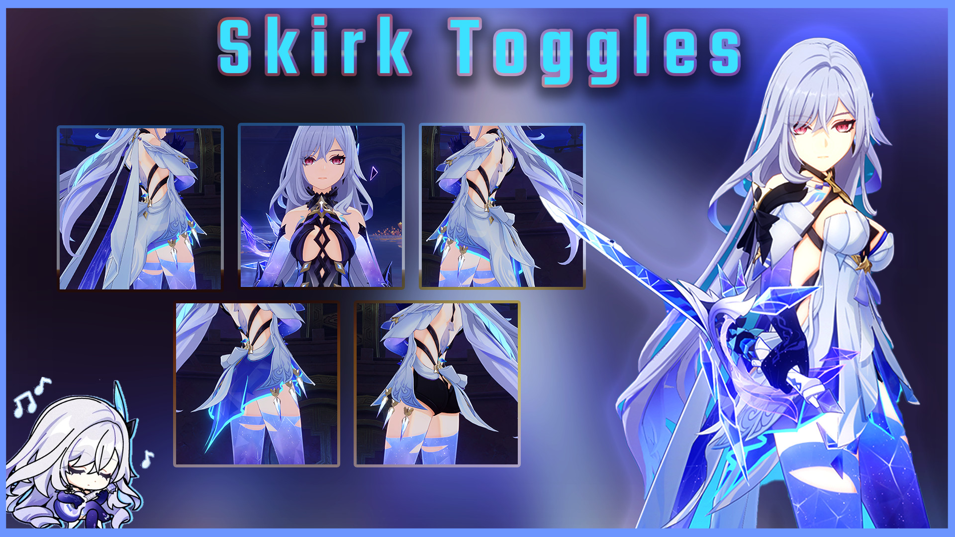 Skirk - Outfit Toggles & Buff Effect Remover Mod for Genshin Impact ...