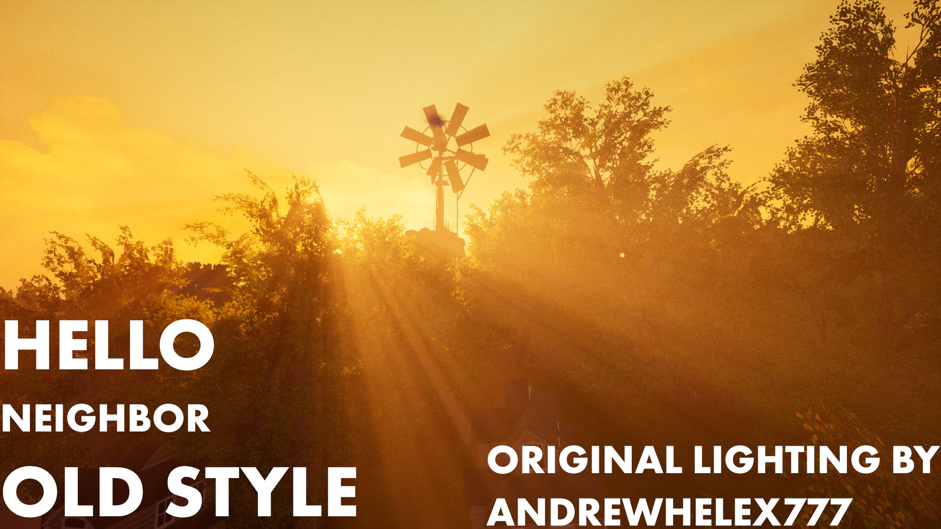 Original lighting in Hello Neighbor Old Style Mod for Hello Neighbor ...