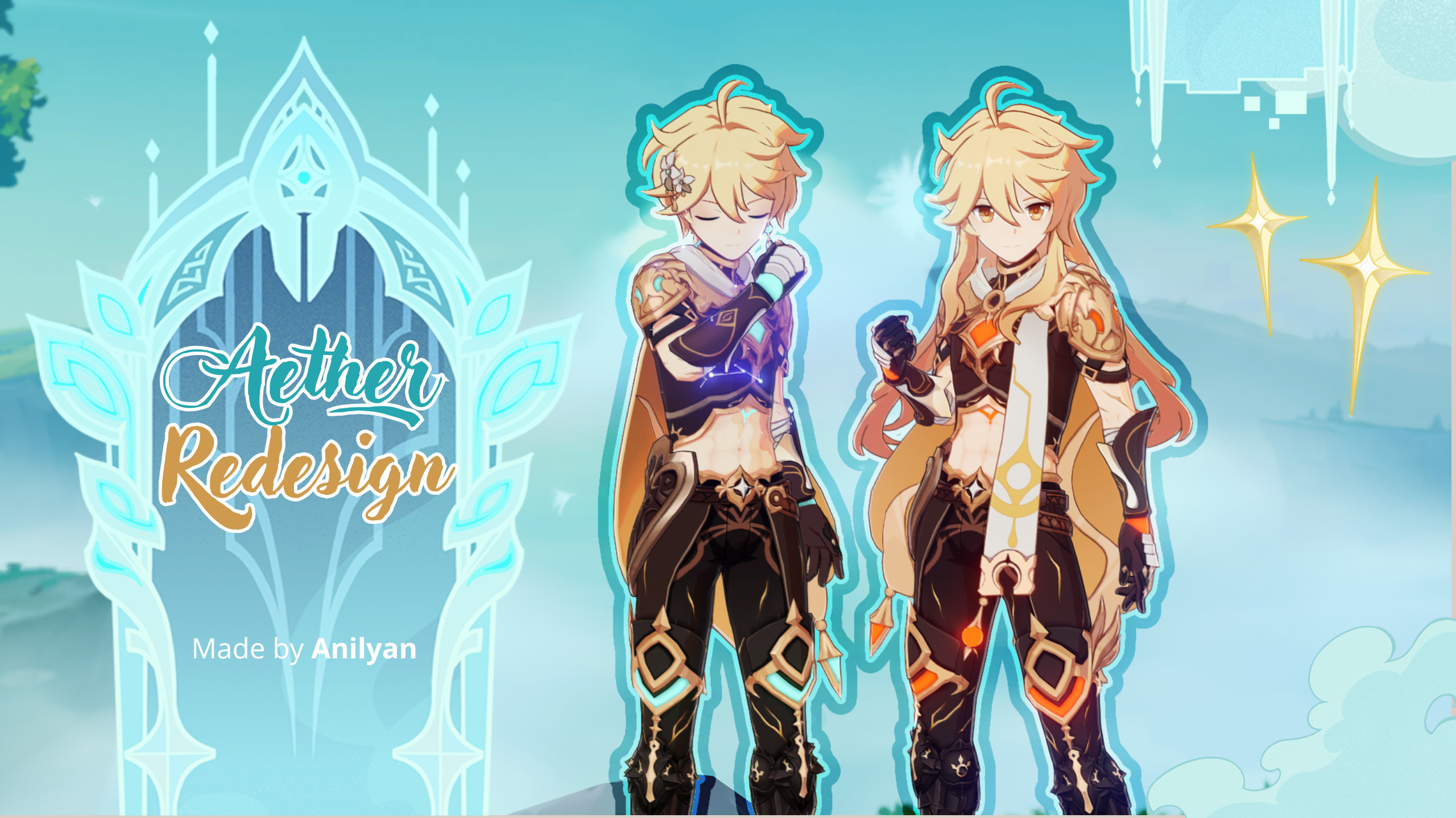 Aether Redesign Mod for Genshin Impact | GI Mods