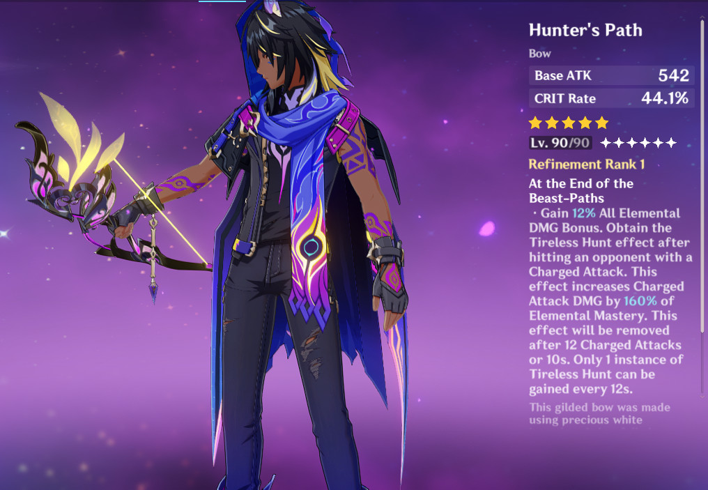 Hunter's Path Recolor for Thunderwing Ororon Mod for Genshin Impact | GI Mods