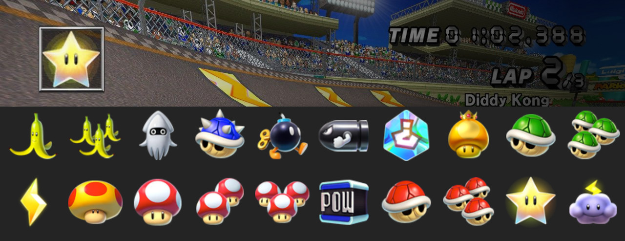 Modern Item Icons Mod for Mario Kart Wii | MKWii Mods