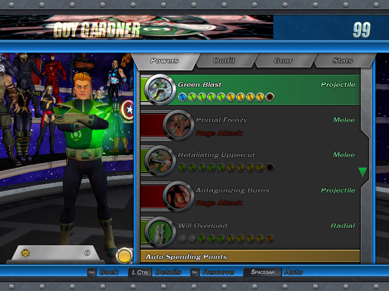 Guy Gardner (DC Comics) Mod for Marvel: Ultimate Alliance | MUA Mods