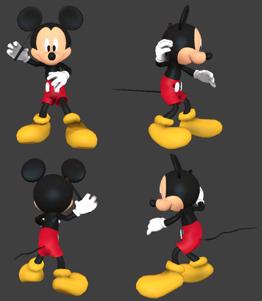 Mickey mouse over male_01 Mod for Half-Life 2: Deathmatch | HL2:DM Mods