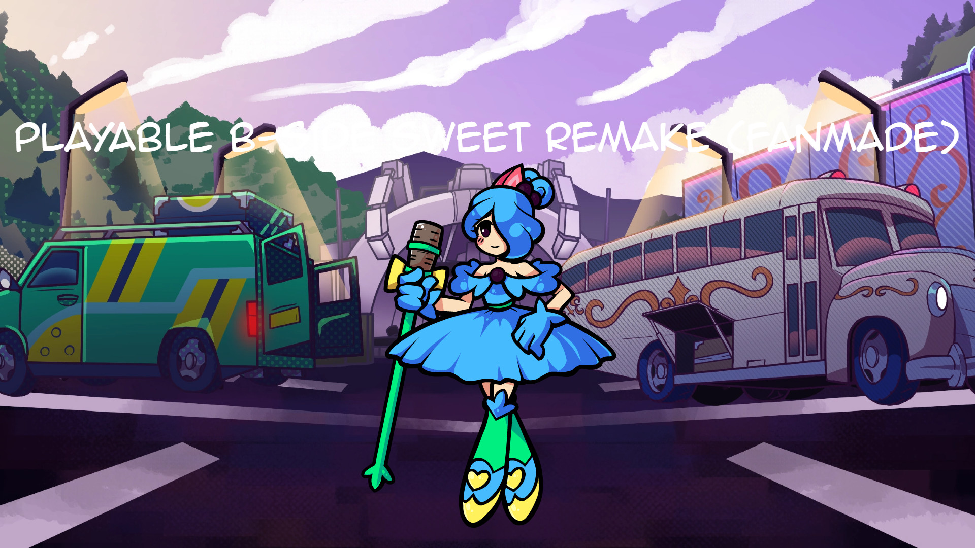 Playable B-Side Sweet Remake (FanMade) + FLA Mod for Friday Night ...