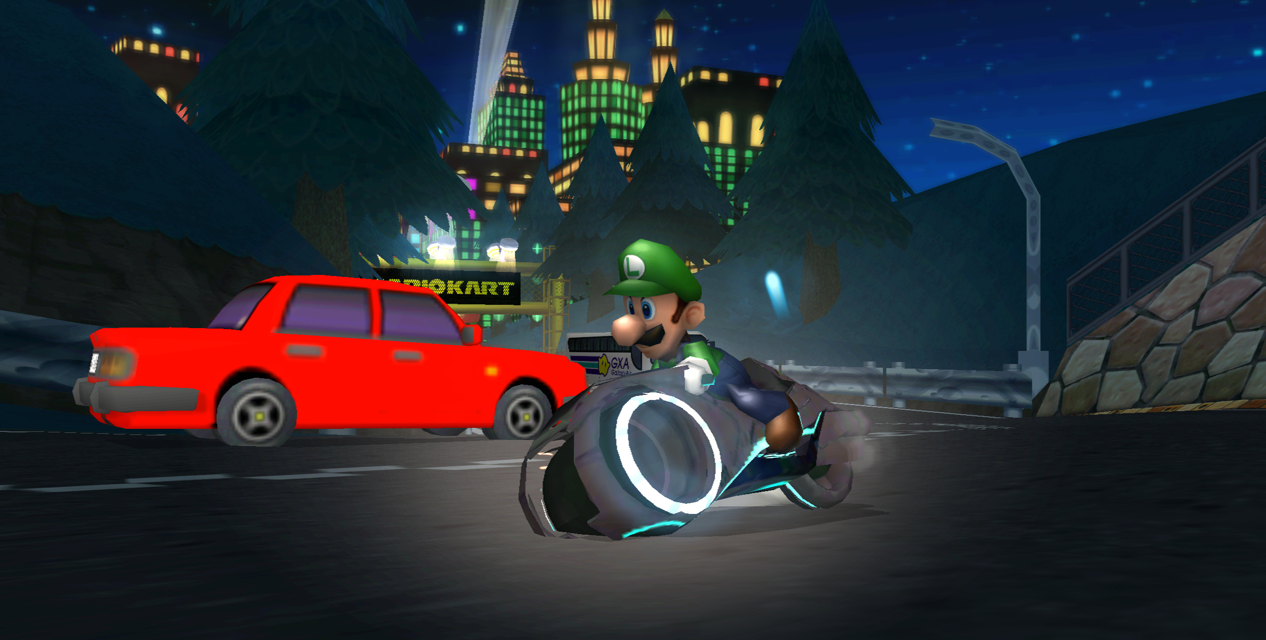 TRON Lightcycle for the Mach Bike Mod for Mario Kart Wii | MKWii Mods