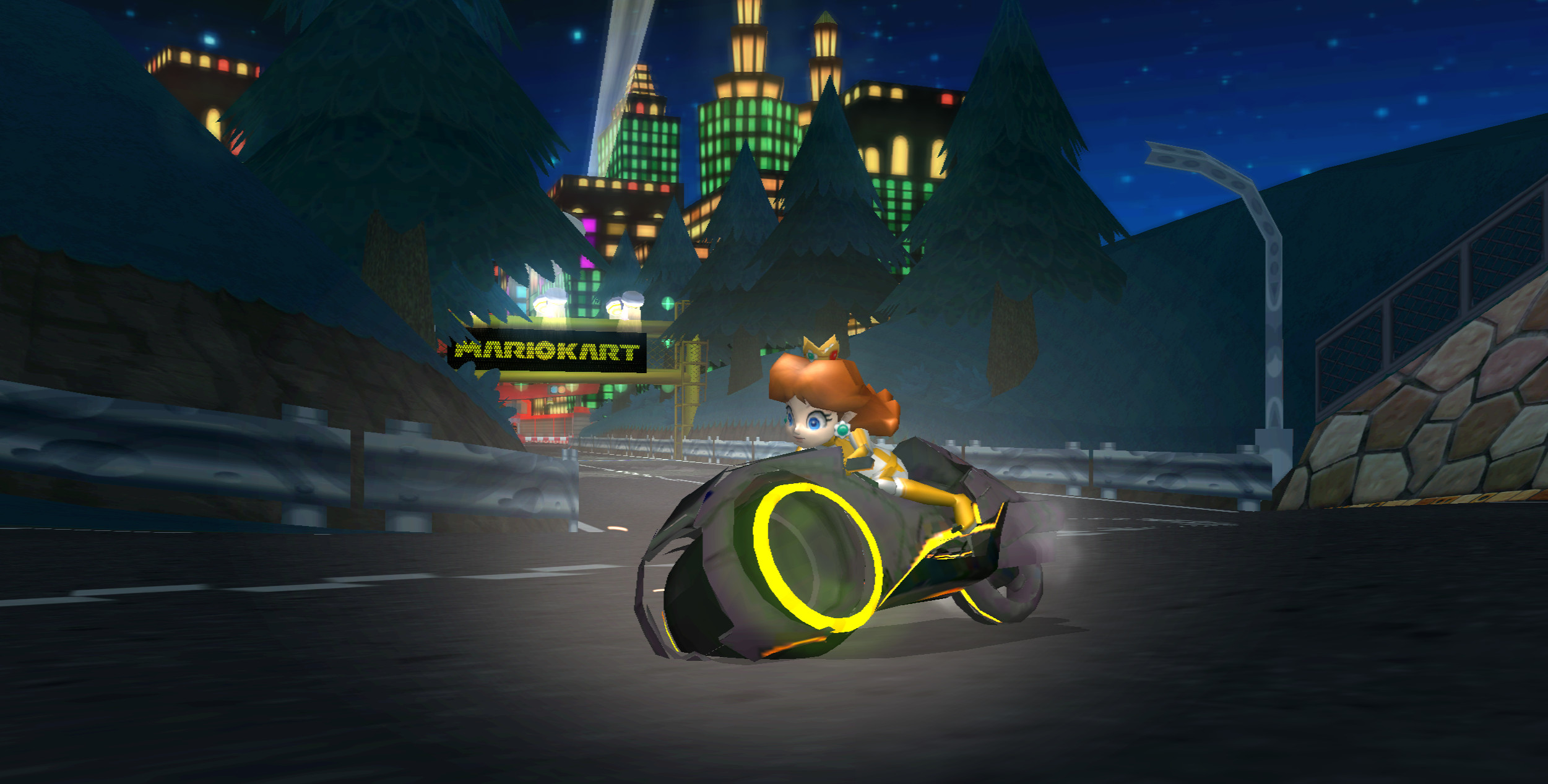 TRON Lightcycle for the Mach Bike Mod for Mario Kart Wii | MKWii Mods