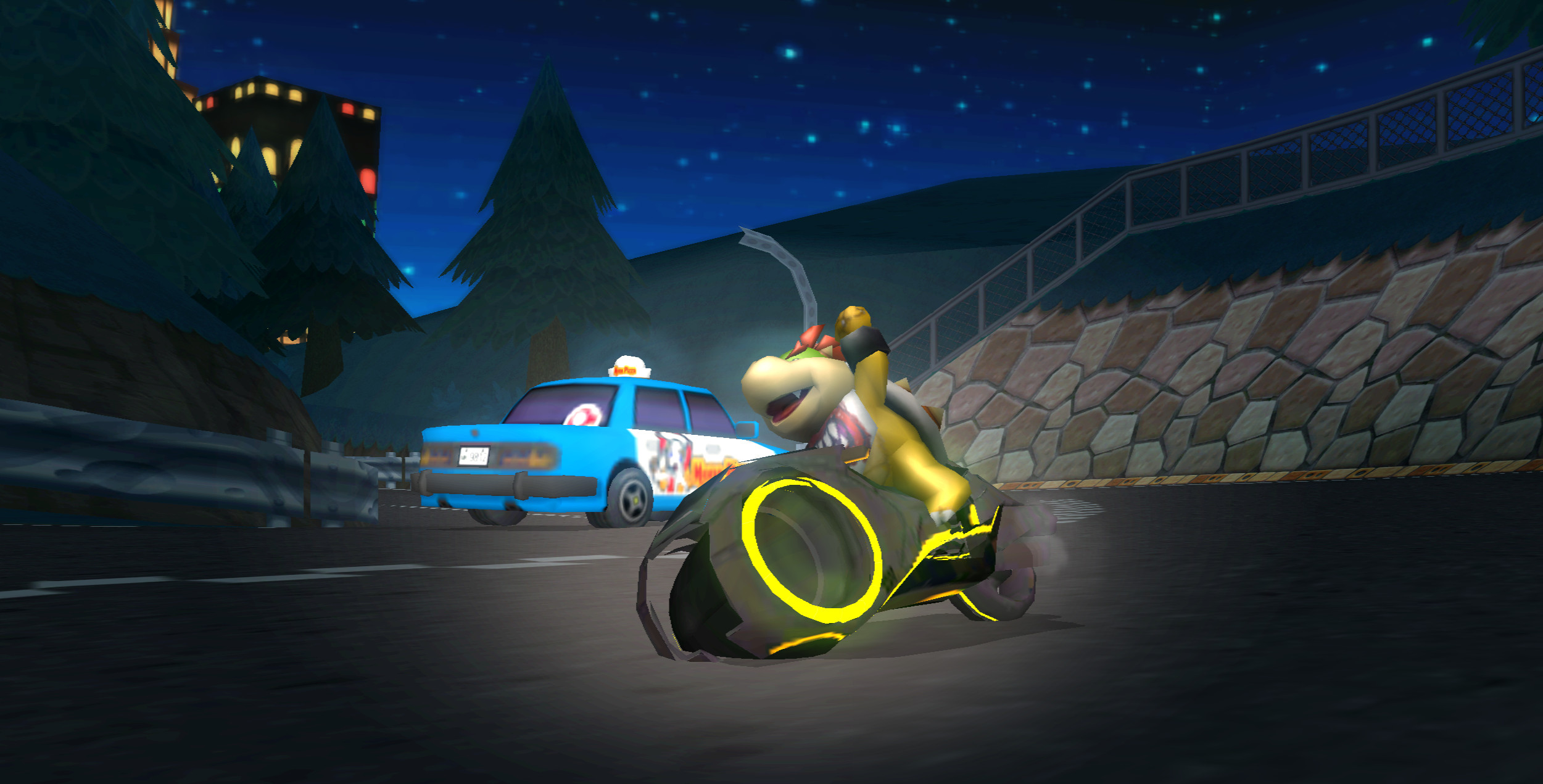 TRON Lightcycle for the Mach Bike Mod for Mario Kart Wii | MKWii Mods