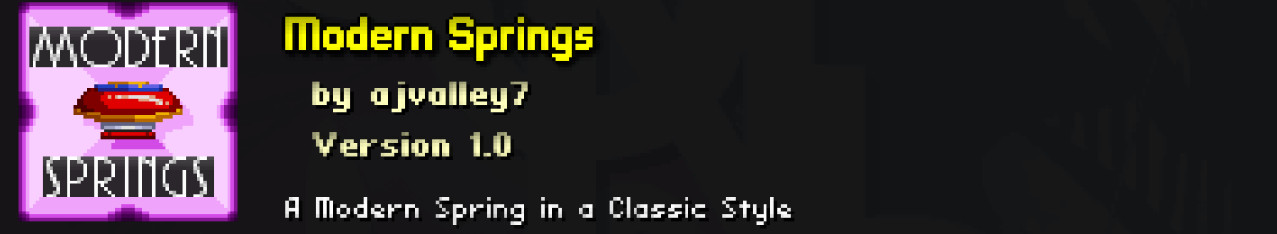 Modern Springs + Mod for Sonic 3 A.I.R. | S3AIR Mods