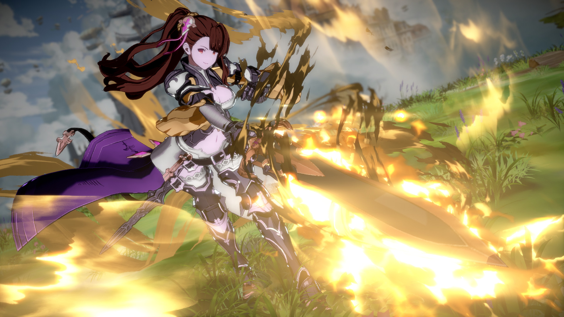 Sushang Beatrix w/ gold sword effects Mod for Granblue Fantasy Versus ...