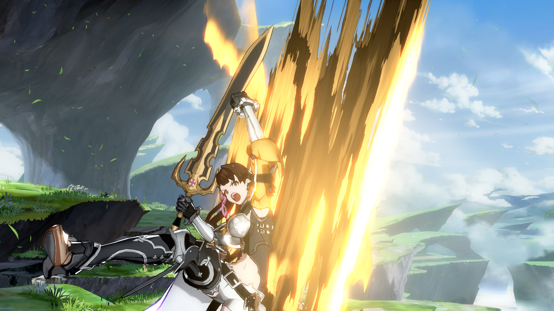 Sushang Beatrix w/ gold sword effects Mod for Granblue Fantasy Versus ...