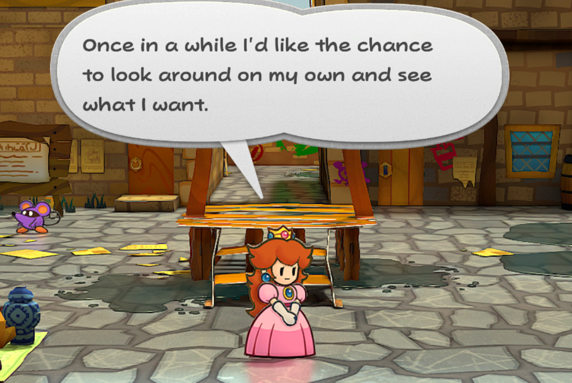 Brunette Peach Mod for Paper Mario: The Thousand Year Door (Switch ...