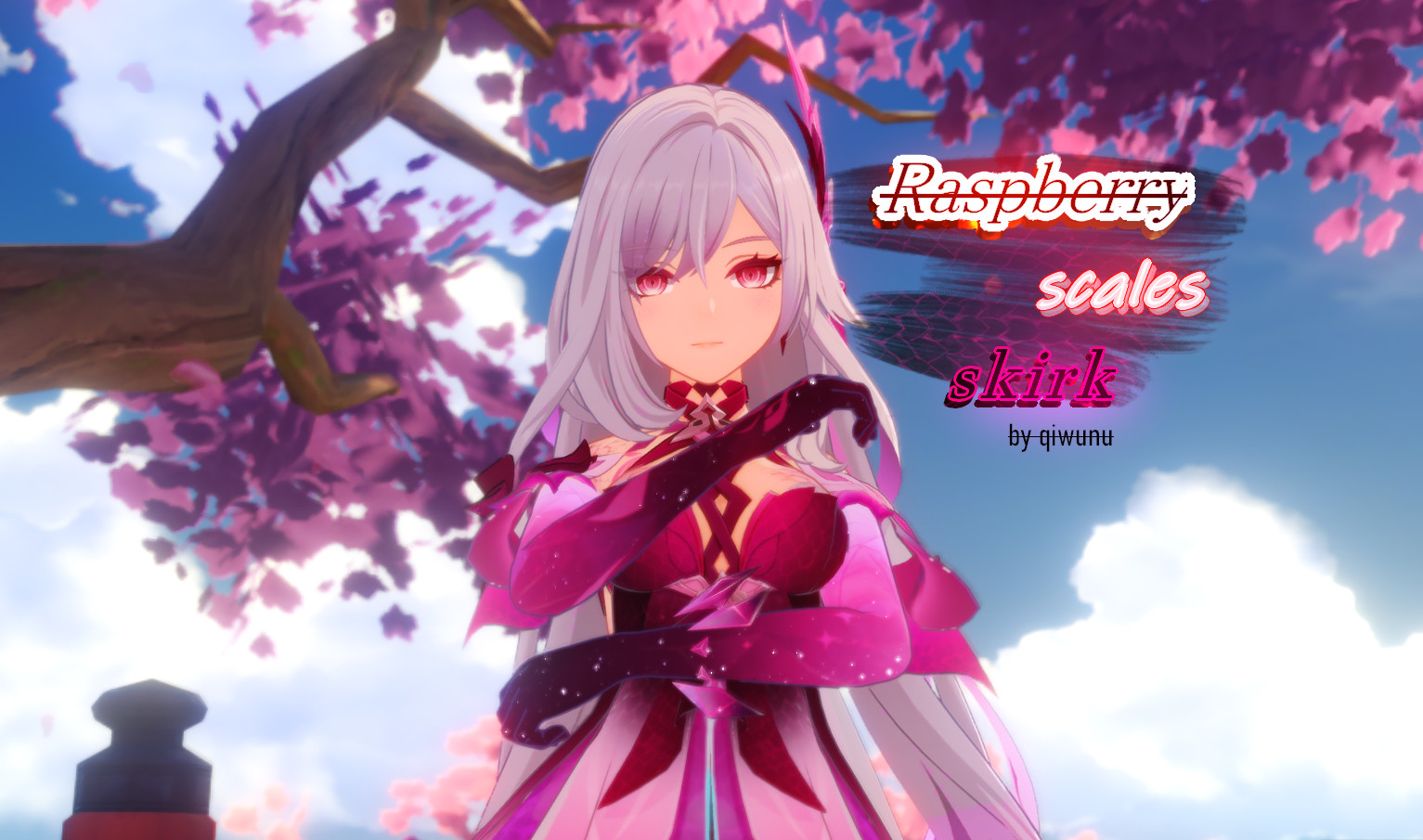 Raspberry Scales (Skirk mod, weapon textures!) Mod for Genshin Impact ...