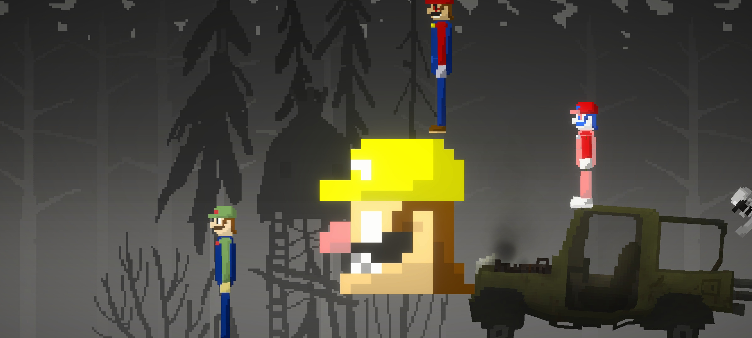 Mario Madness too late Mod for Melon Playground | MPG Mods