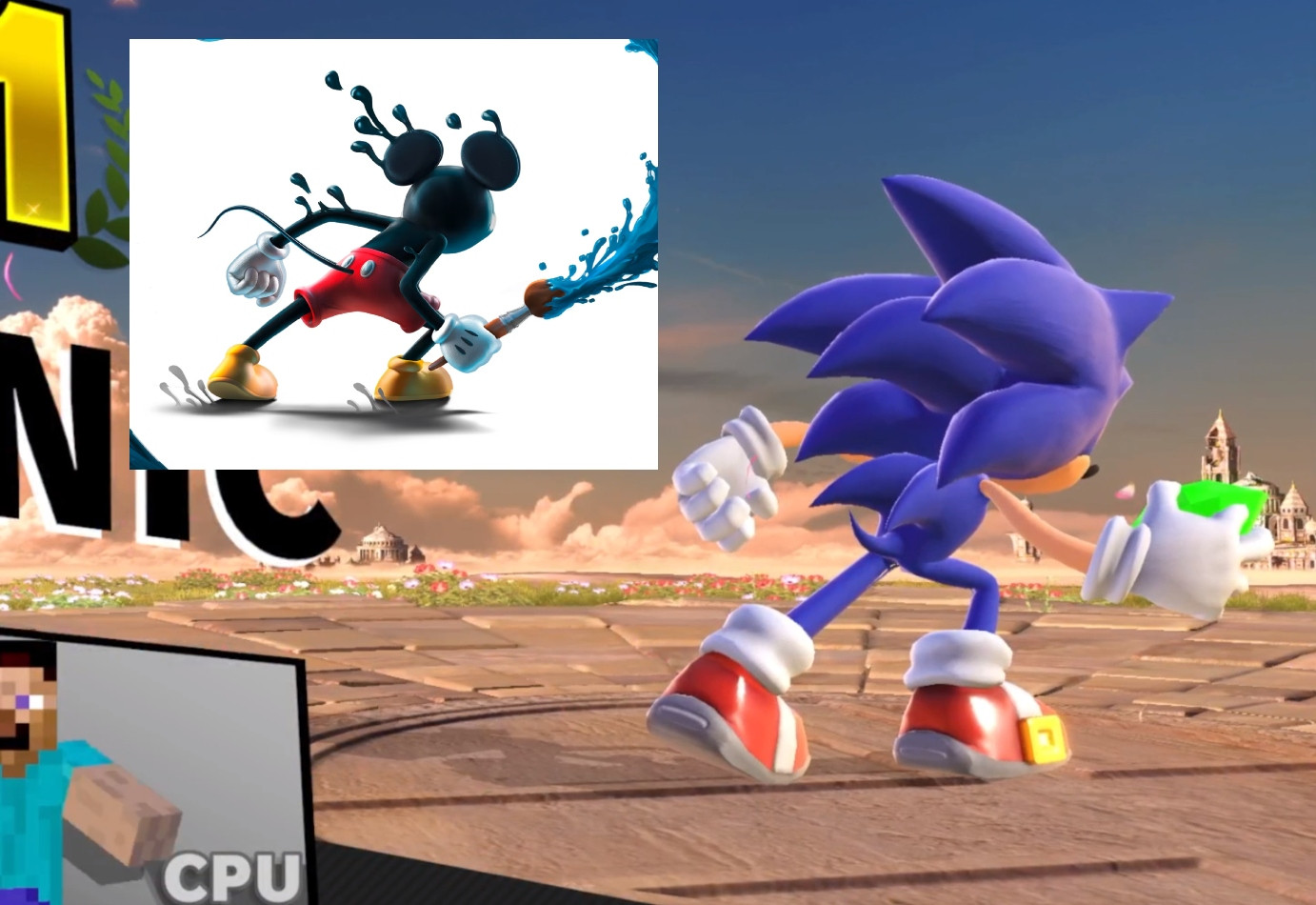 Epic Mickey inspired victory pose for sonic Mod for Super Smash Bros. Ultimate | SSBU Mods