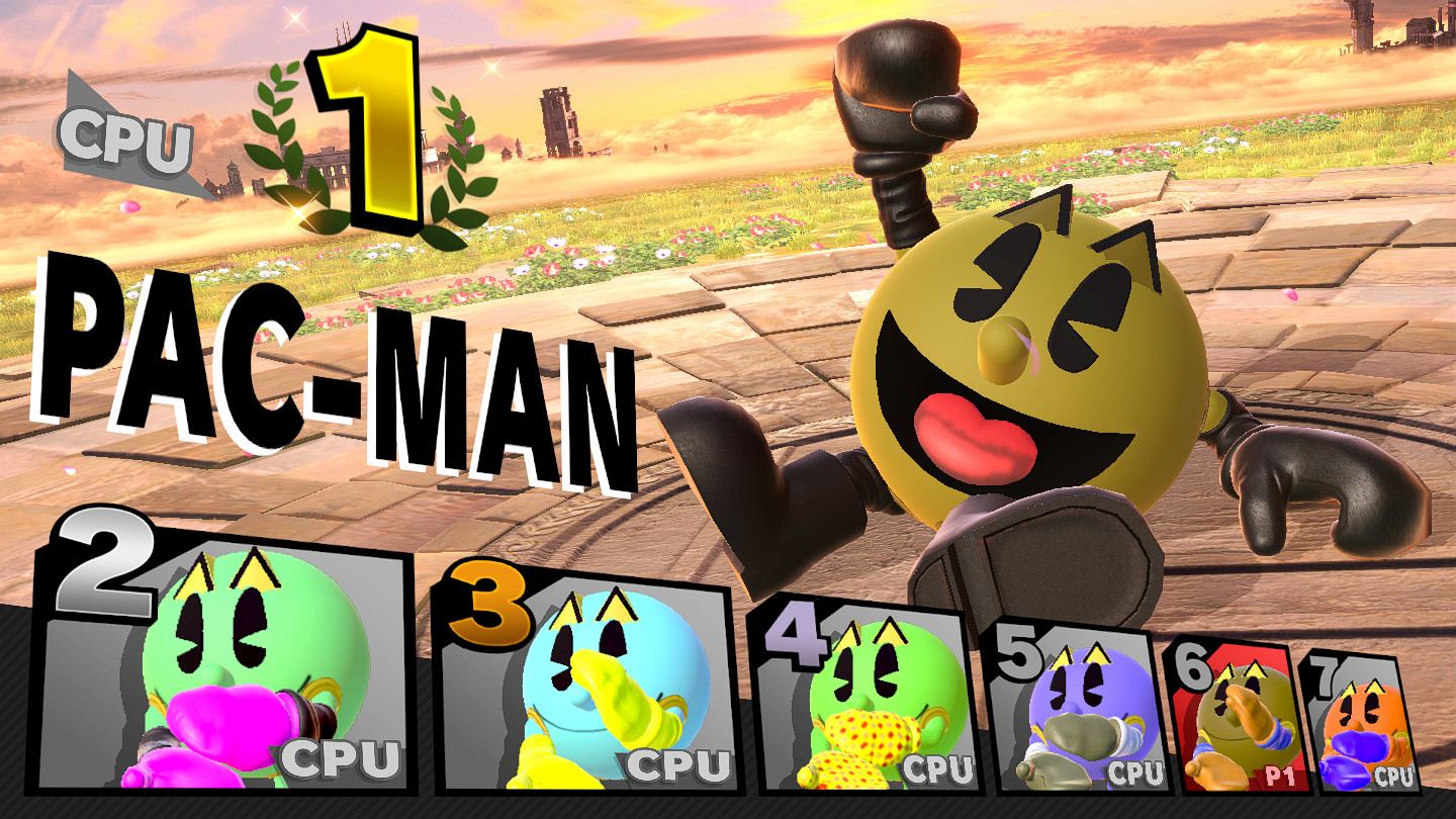Pac-Man Recolor Pack Mod for Super Smash Bros. Ultimate | SSBU Mods