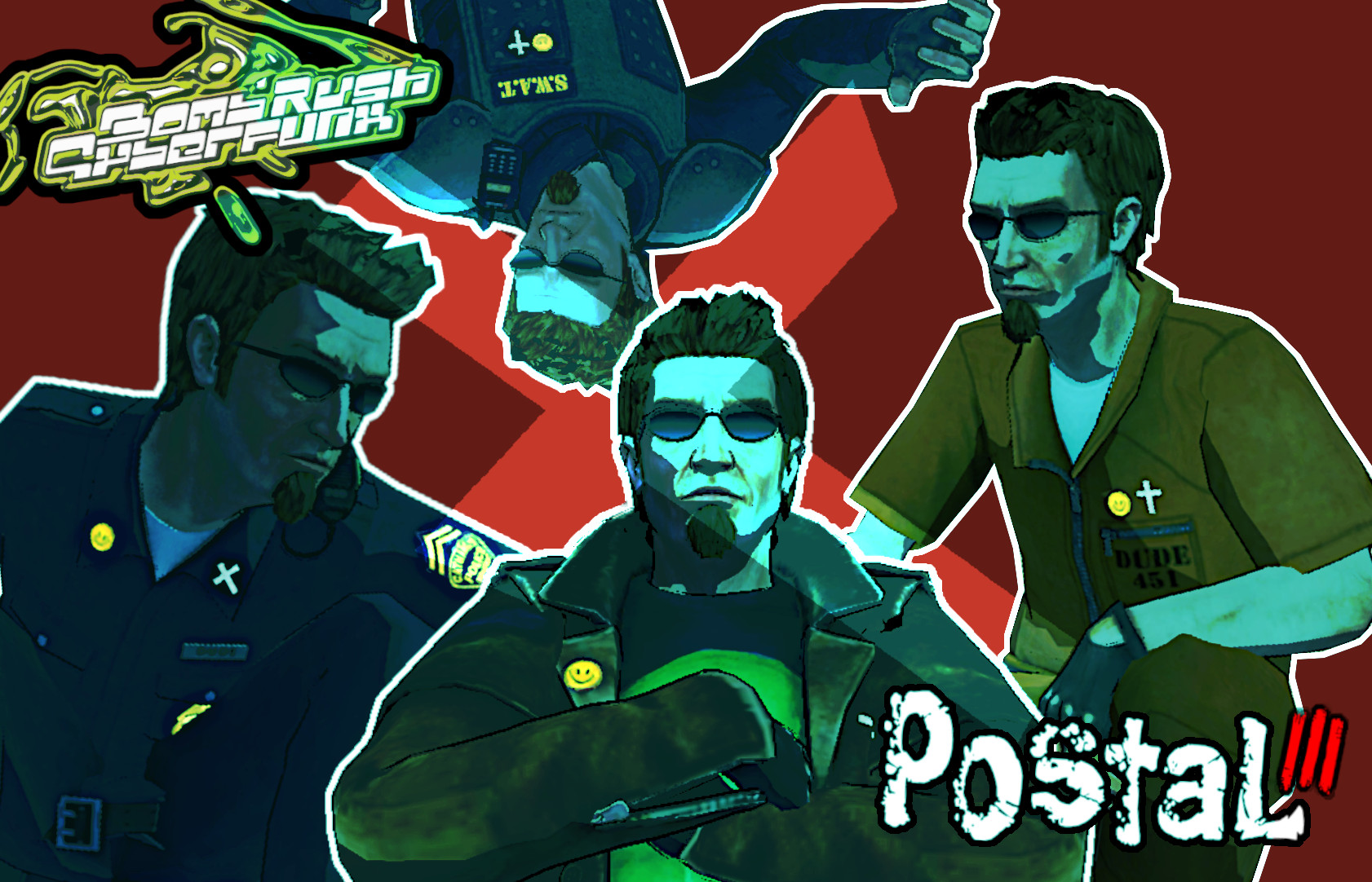 Postal Dude (Postal III) Mod for Bomb Rush Cyberfunk | BRC Mods