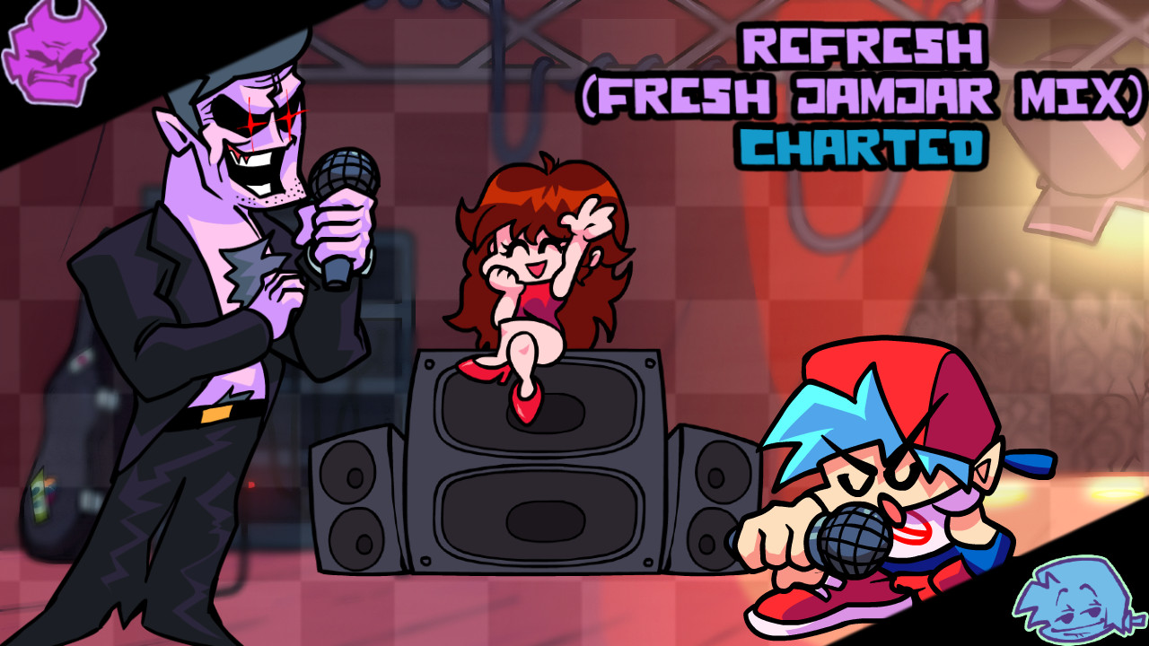 TUTORIAL + FRESH (JAMJAR MIXES) FANCHARTS Mod for Friday Night Funkin ...