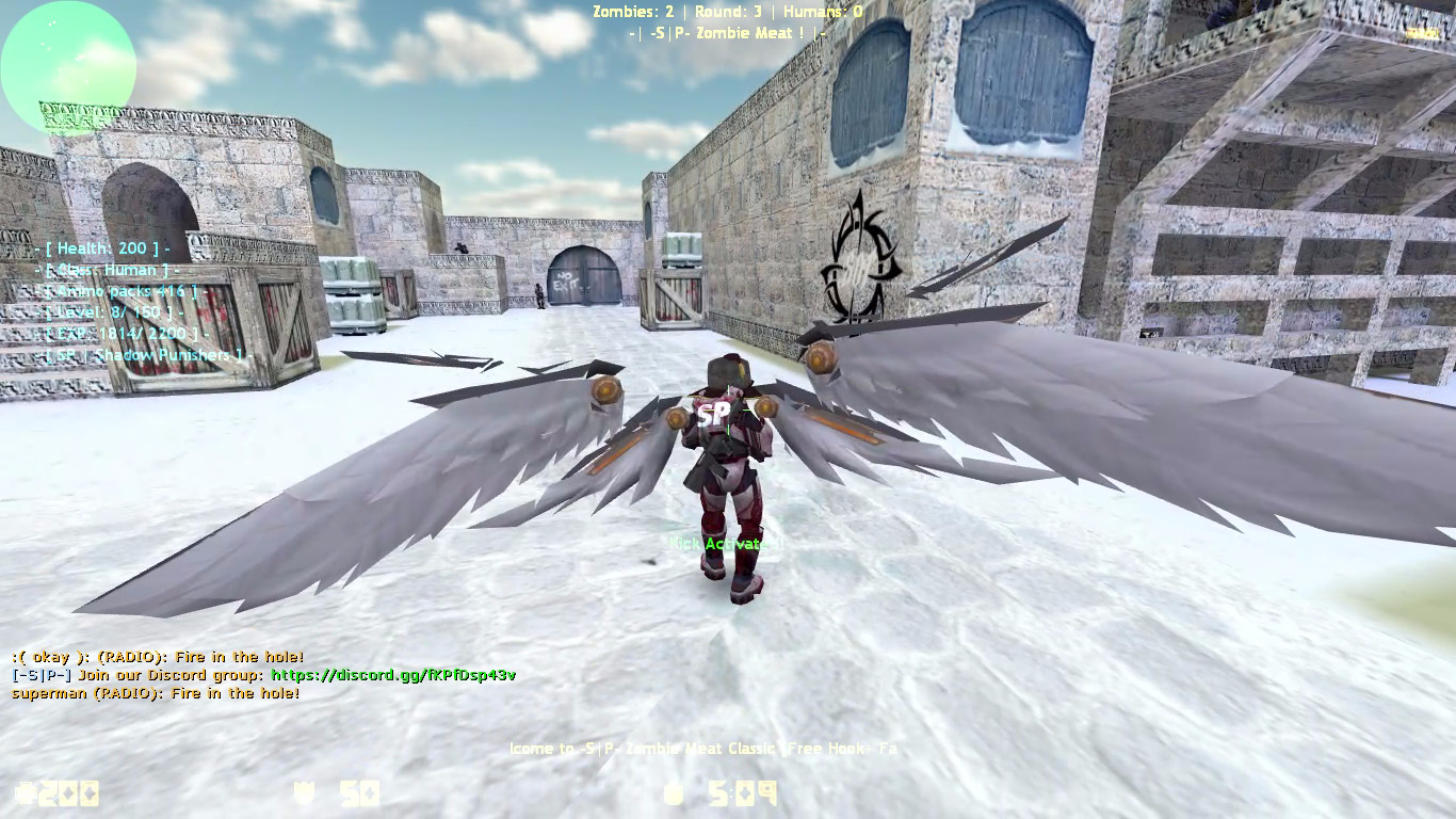 Admin Wings Parachute [CS 1.6] Mod for Counter-Strike 1.6 | CS1.6 Mods