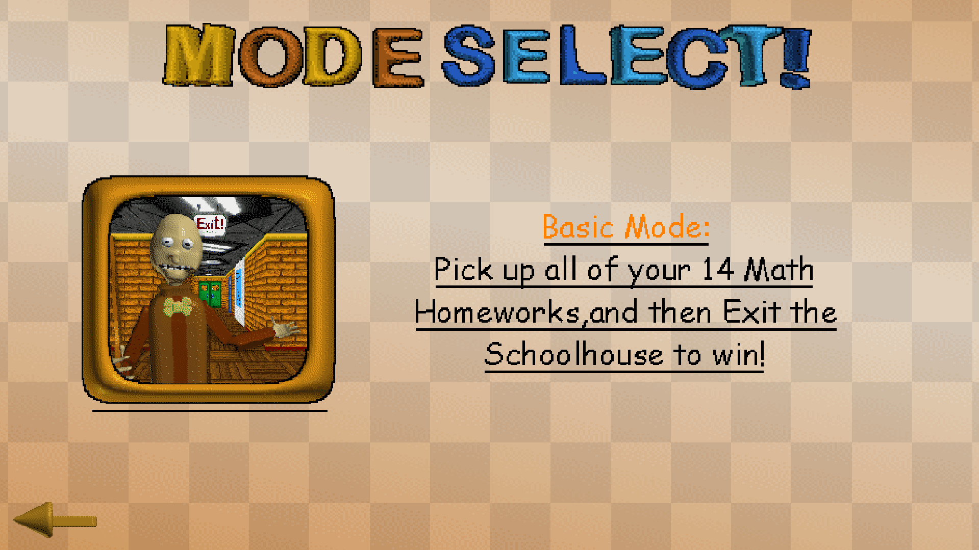Garry's Casual Math Knowledge Schoolhouse Mod for Baldi's Basics ...