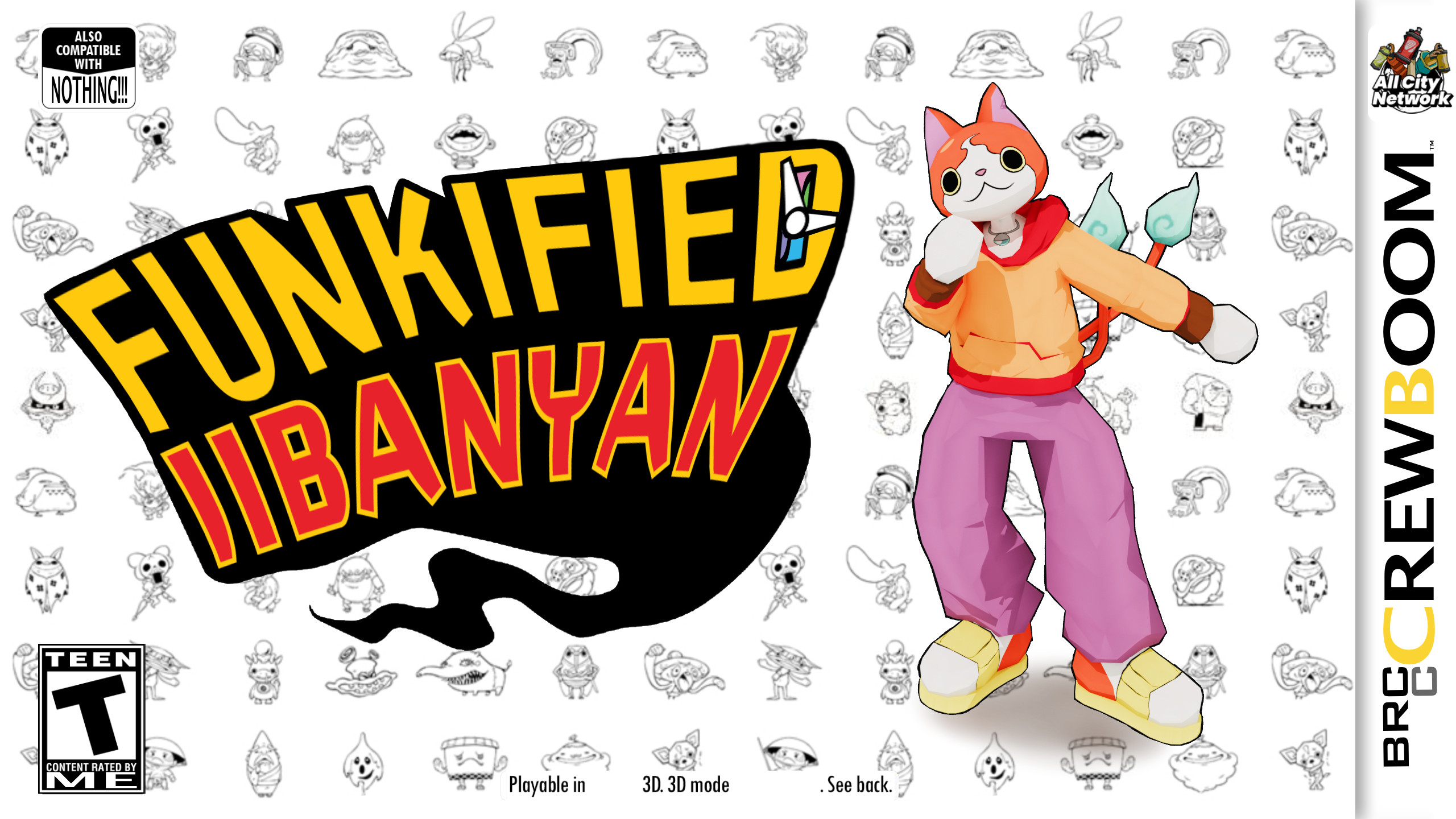 Funkified Jibanyan Mod for Bomb Rush Cyberfunk | BRC Mods