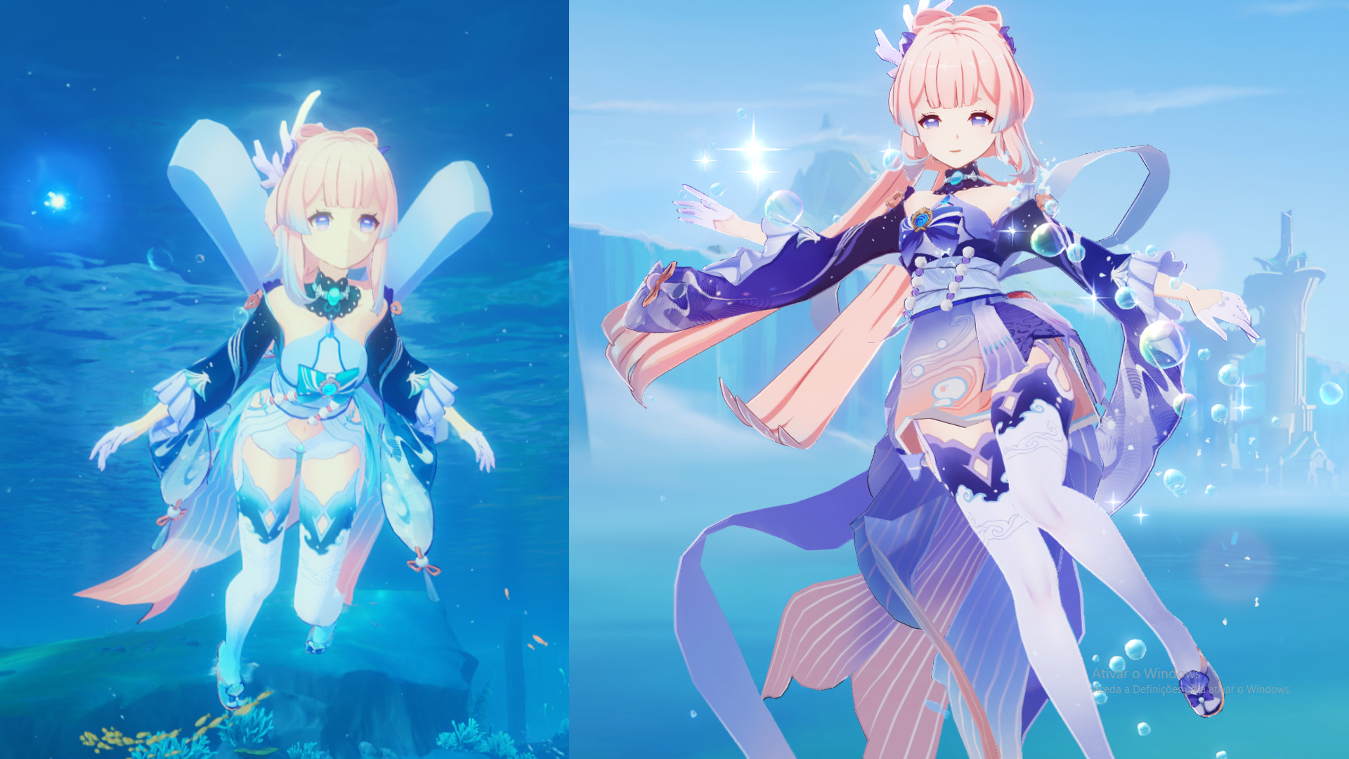 Kokomi Redesign: Canon Kokomi x Beta/Mimi mashup Mod for Genshin Impact ...