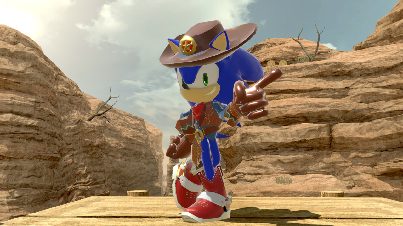 Sheriff Sonic Mod for Super Smash Bros. Ultimate | SSBU Mods
