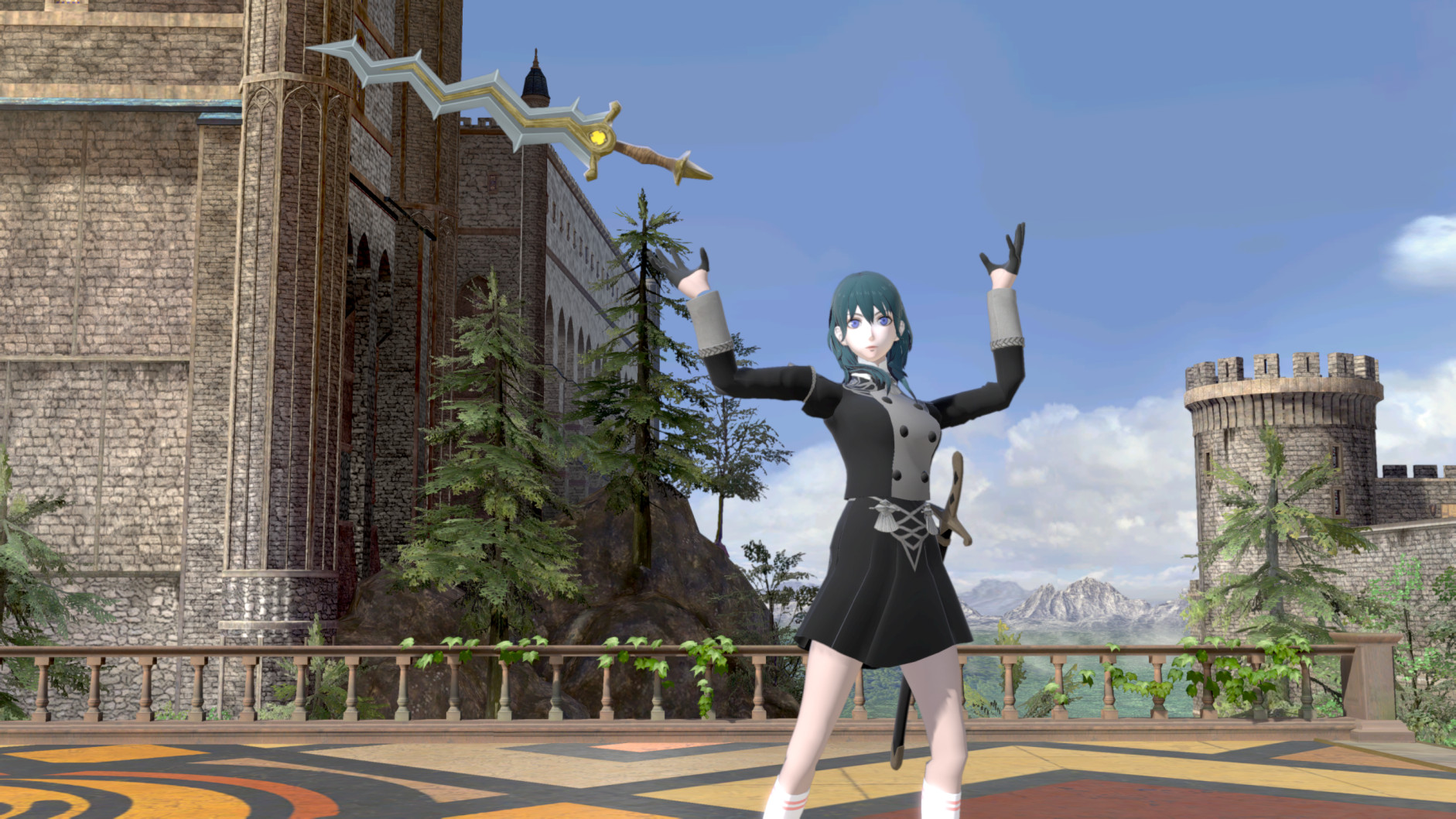 Academy Outfit Byleth over Robin Mod for Super Smash Bros. Ultimate ...