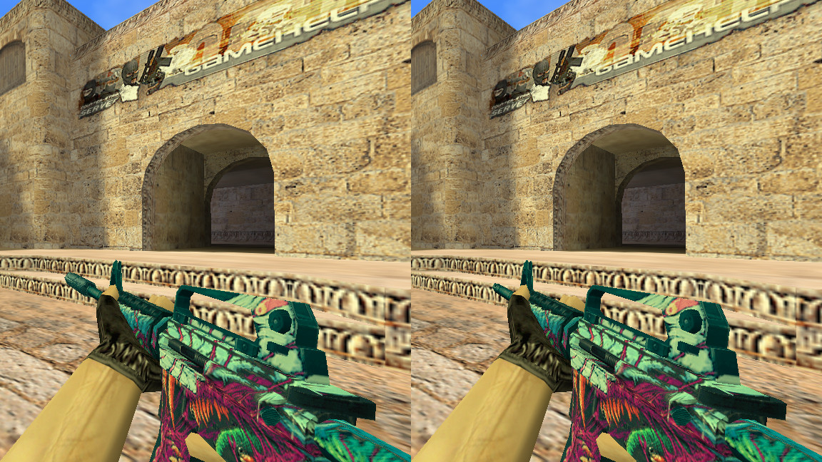 Default M4A1 - HyperBeast Mod for Counter-Strike 1.6 | CS1.6 Mods