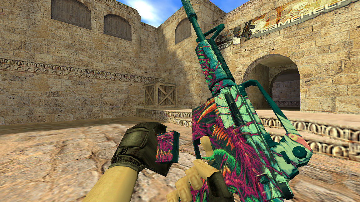 Default M4A1 - HyperBeast Mod for Counter-Strike 1.6 | CS1.6 Mods