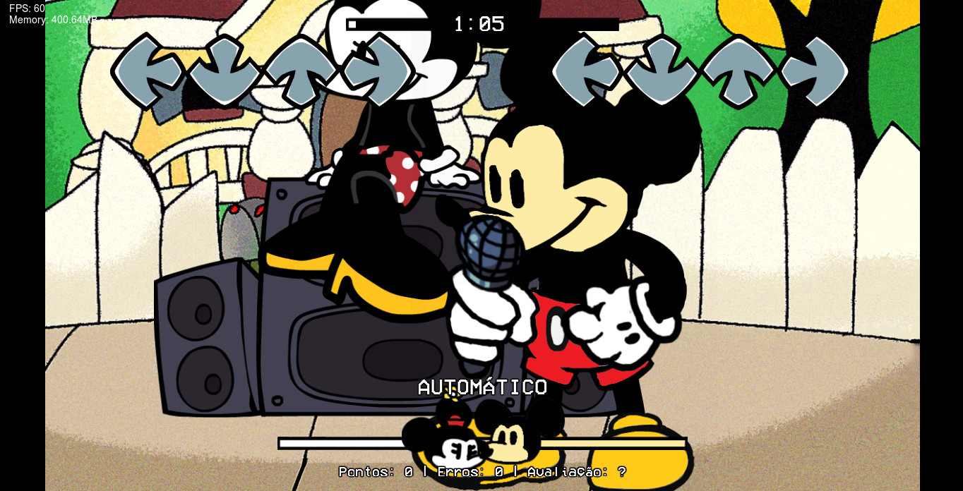 Playable Colored Mickey Mouse Remake Mod for Friday Night Funkin' | FNF Mods
