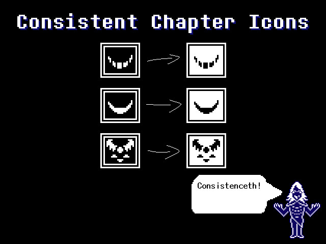Consistent Chapter Icons Mod for Deltarune | DR Mods