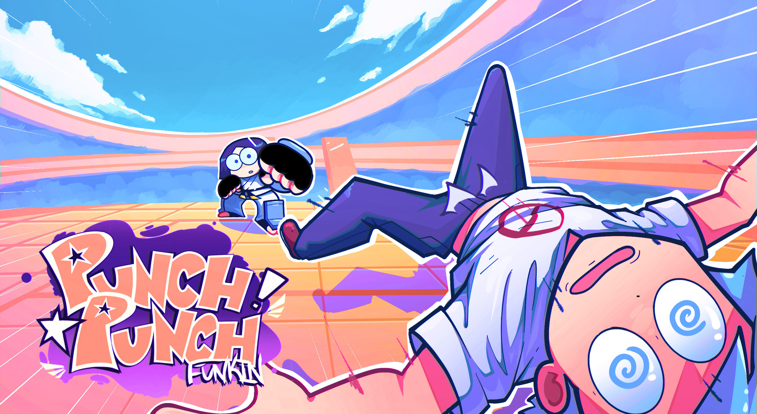 PUNCH PUNCH FUNKIN' [DEMO] Mod for Friday Night Funkin' | FNF Mods