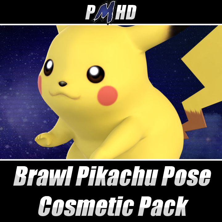Brawl Pikachu Pose Cosmetic Pack Mod for Super Smash Bros. Brawl ...