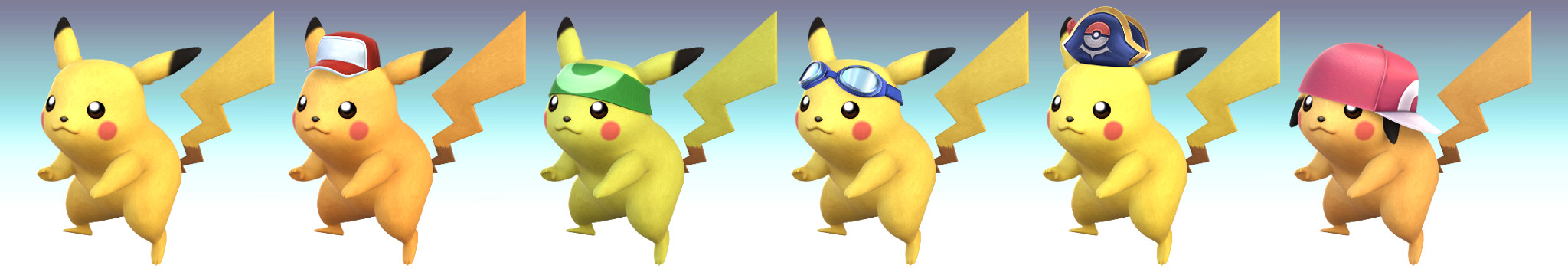 Brawl Pikachu Pose Cosmetic Pack Mod for Super Smash Bros. Brawl ...