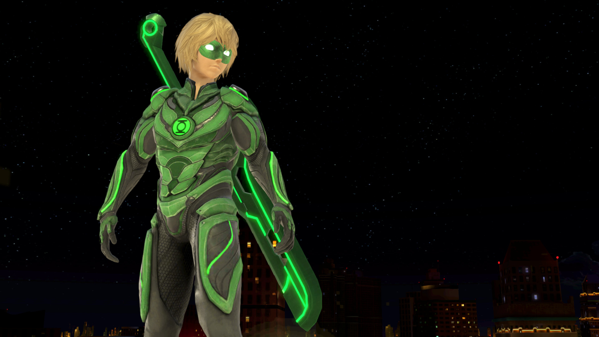 Green Lantern Shulk Mod for Super Smash Bros. Ultimate | SSBU Mods