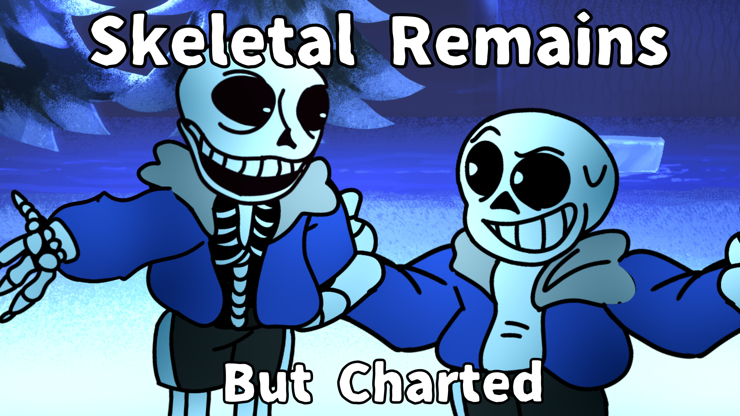 Skeletal Remains but Charted Mod for Friday Night Funkin' | FNF Mods
