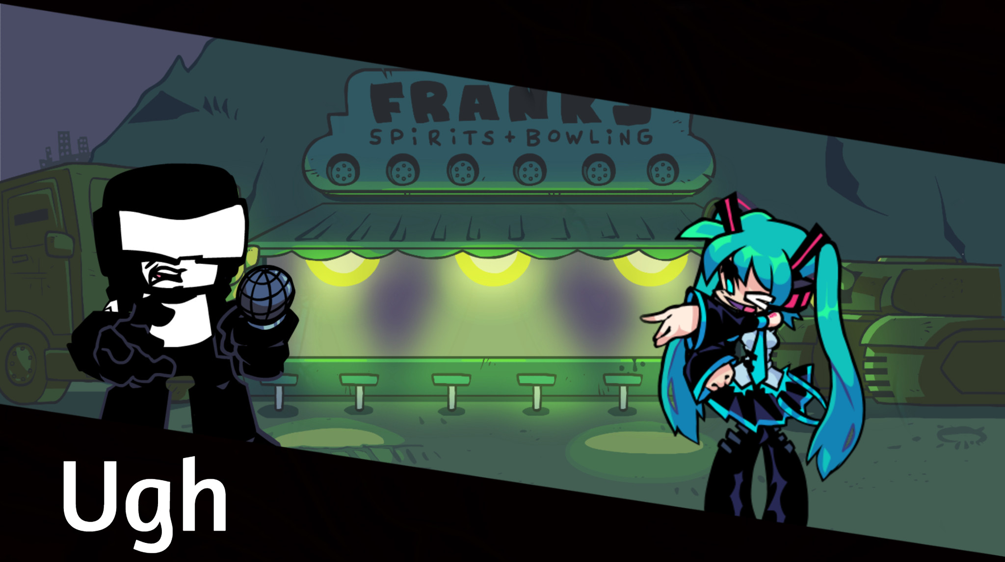 Playable Ugh (Miku Mix) Mod for Friday Night Funkin' | FNF Mods