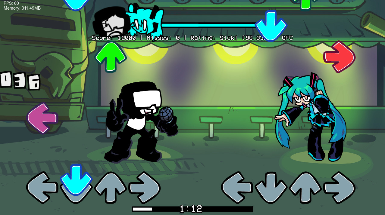 Playable Ugh (Miku Mix) Mod for Friday Night Funkin' | FNF Mods