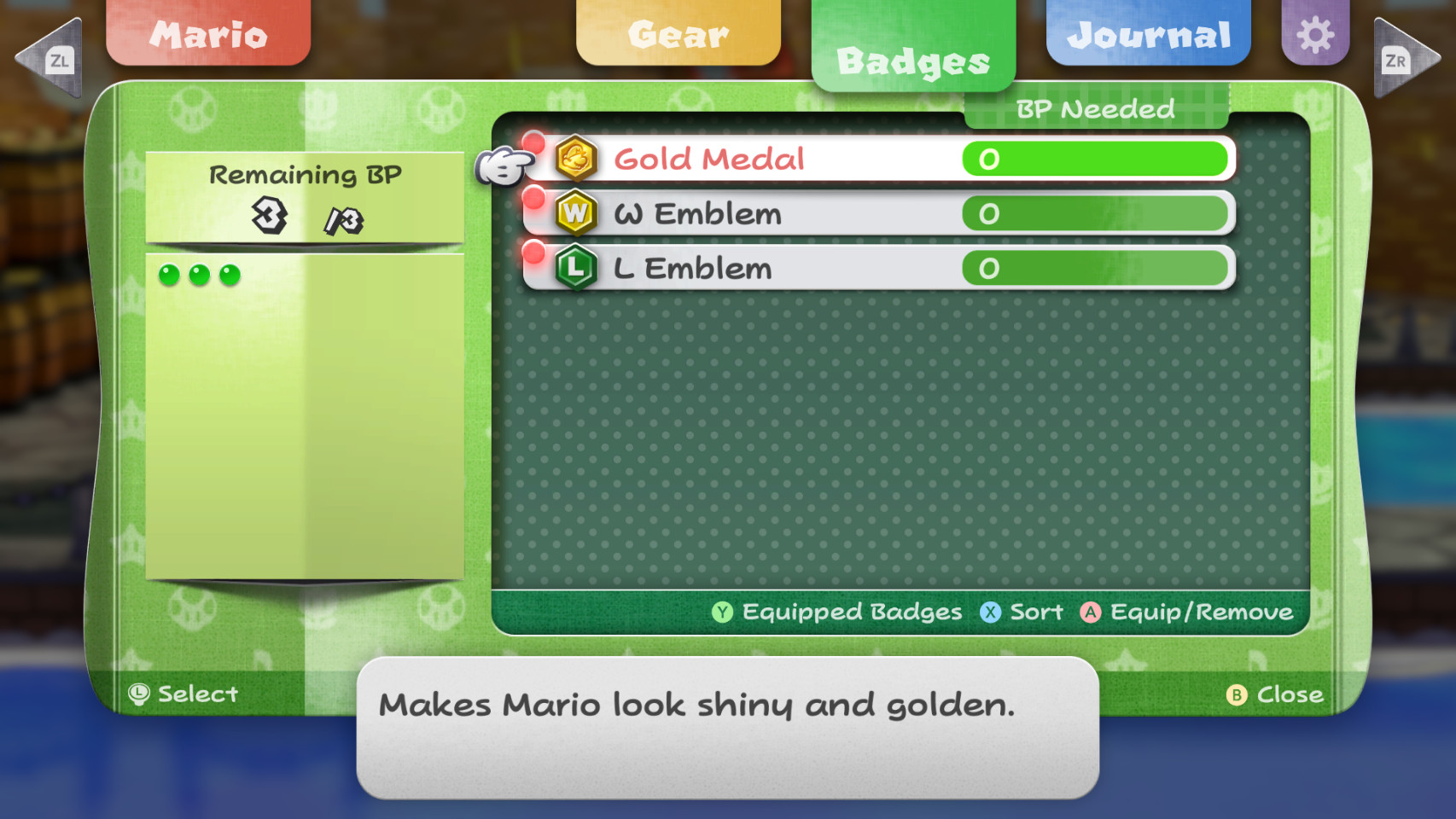 W, L and Gold Emblems at the start Mod for Paper Mario: The Thousand ...