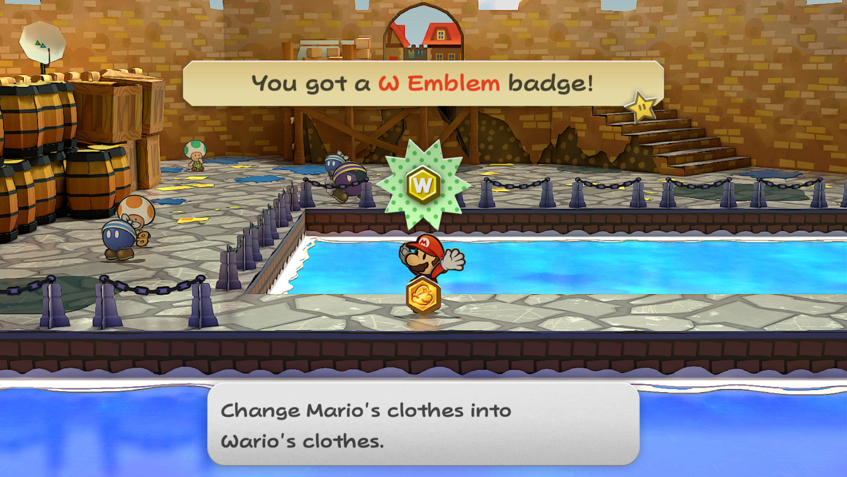 W, L and Gold Emblems at the start Mod for Paper Mario: The Thousand ...