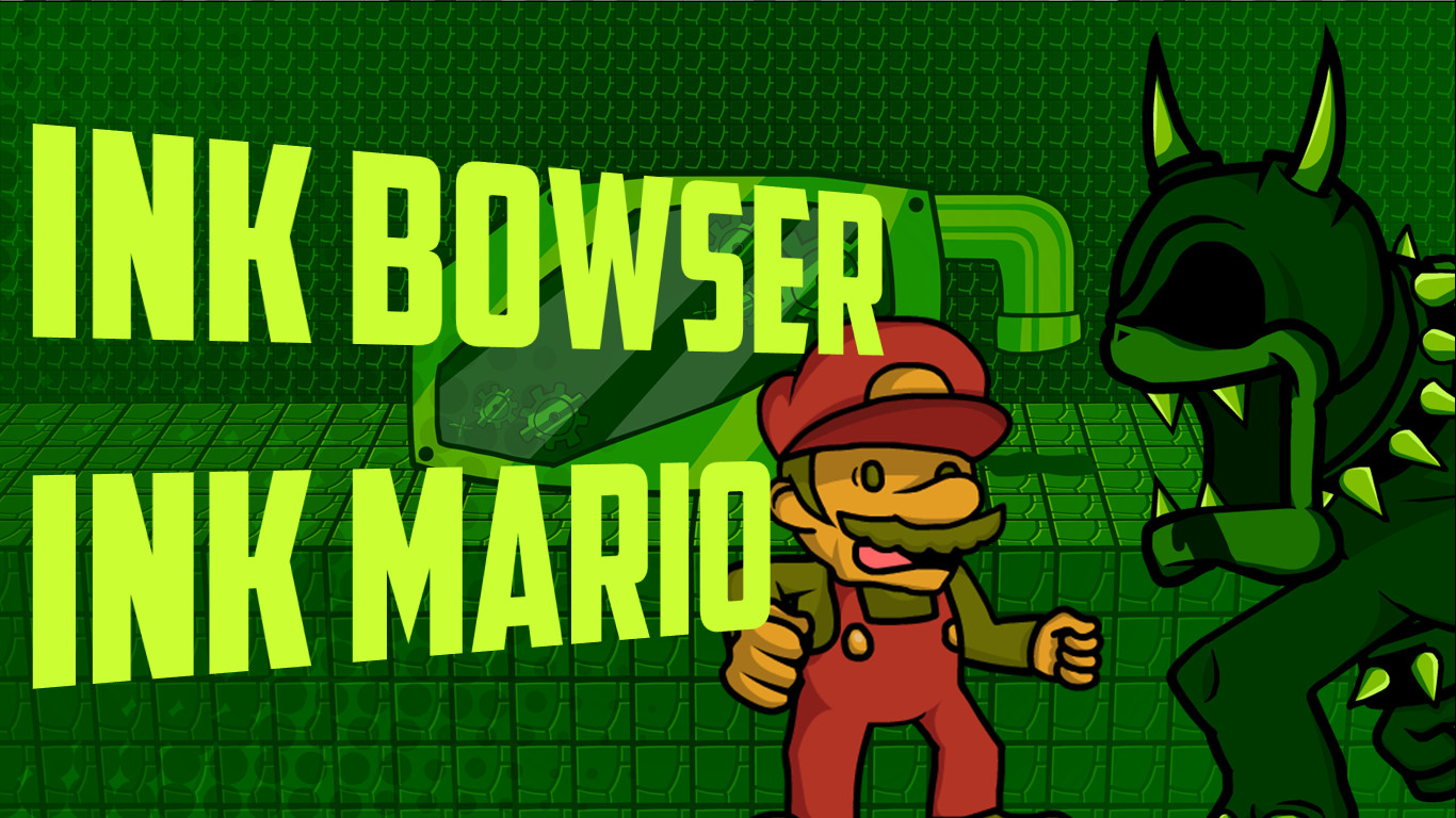 Xara's Ink Bowser and Ink Mario Sprites Mod for Friday Night Funkin ...