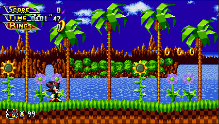 Remixed Modern Shadow (from Sonic Remixed) Mod for Sonic Mania | SM Mods