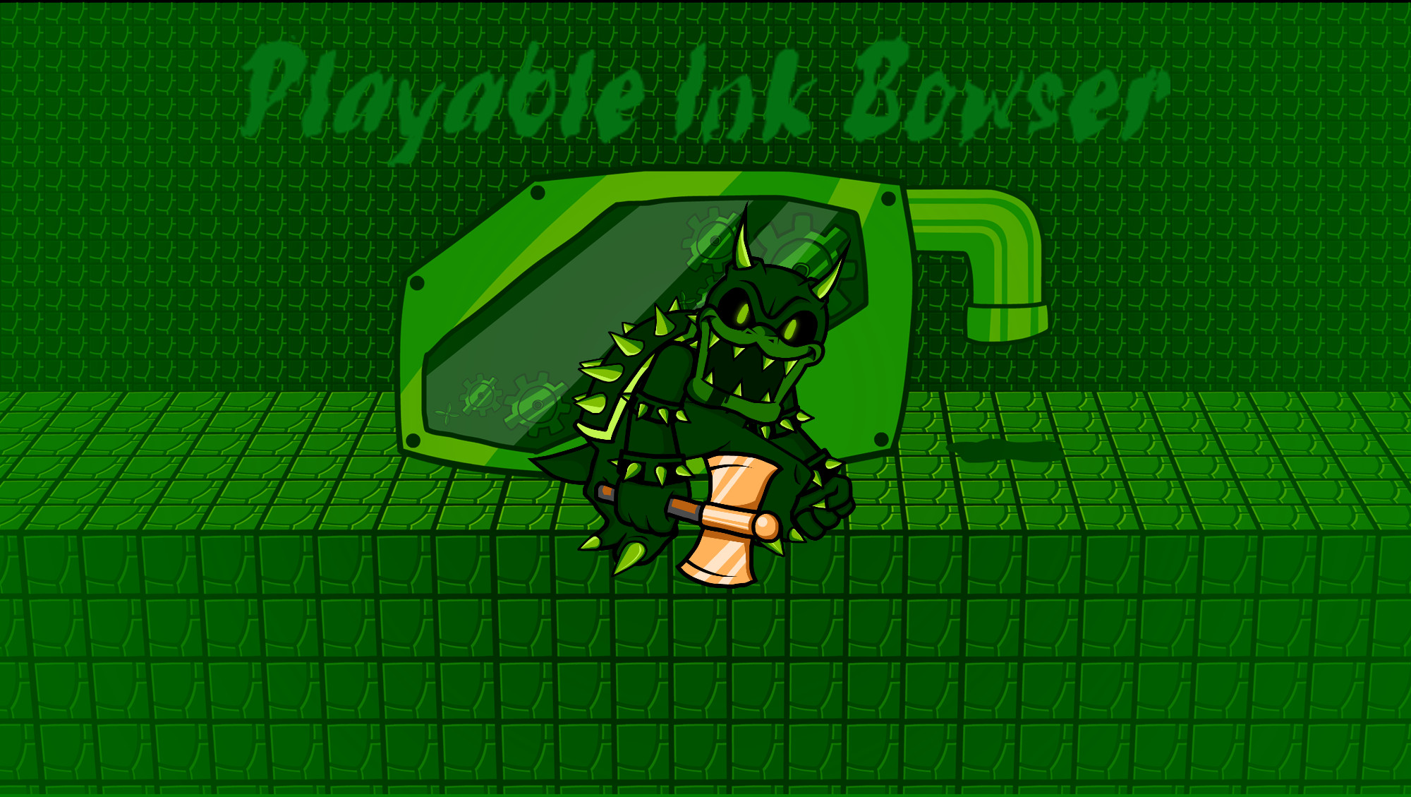 Playable Ink Bowser Mod for Friday Night Funkin' | FNF Mods